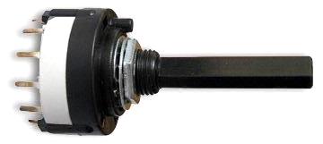 4 Pole 3 Way Rotary Switch BBM PCB Mounting | 210-045